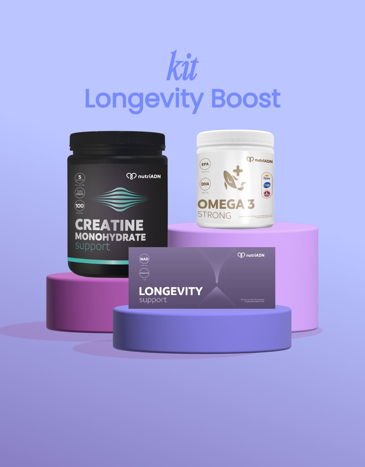 🧬 Longevity Boost - Kit Avanzado para Longevidad, Energía y Bienestar 🔬⚡